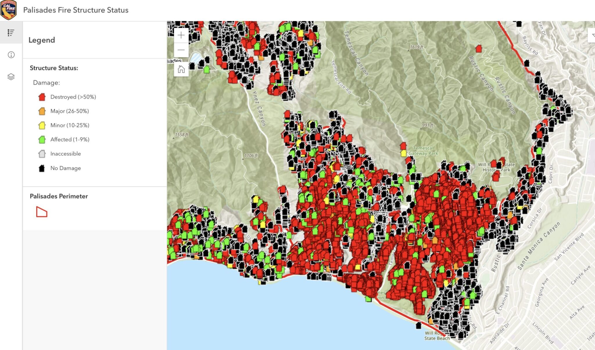 Maps - San Diego Urban Wildfire